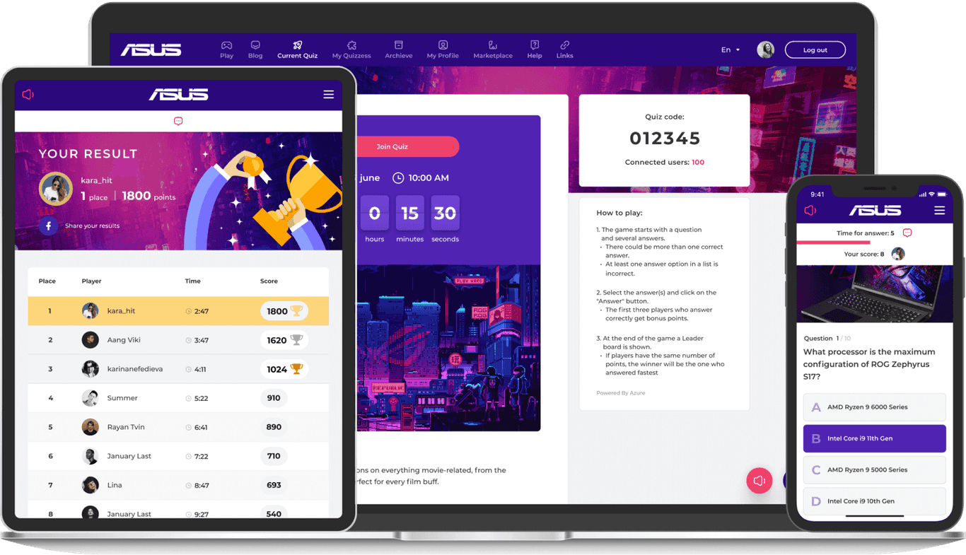 myQuiz Branding - Customize Your Trivia Quiz